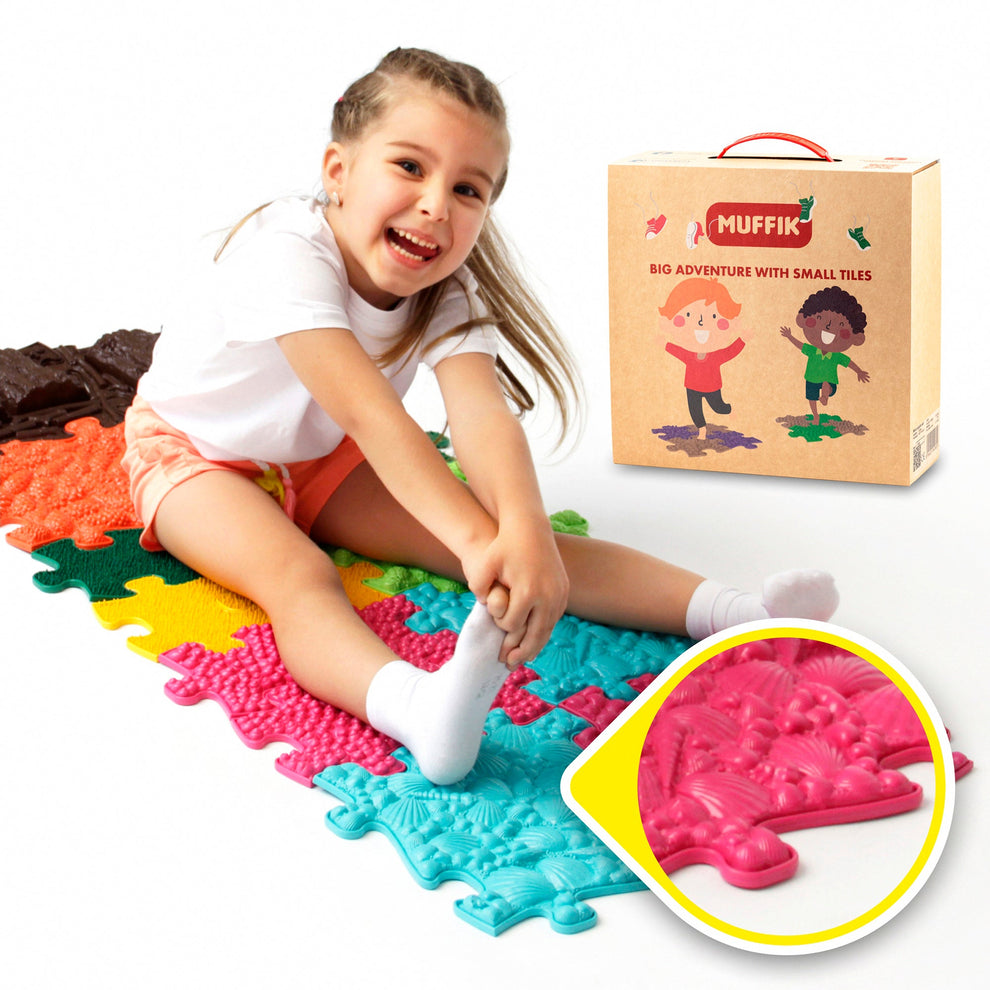 Royal Tactile Sensory floor rug set – Mini Planete